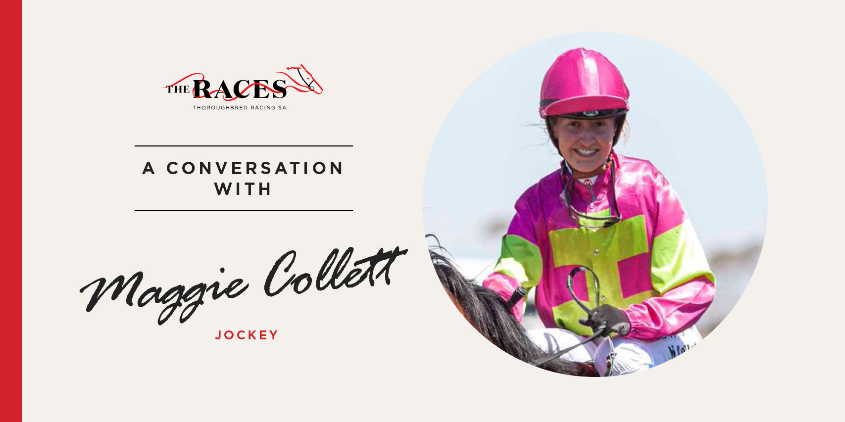 A conversation with… Jockey Maggie Collett | Country Racing SA