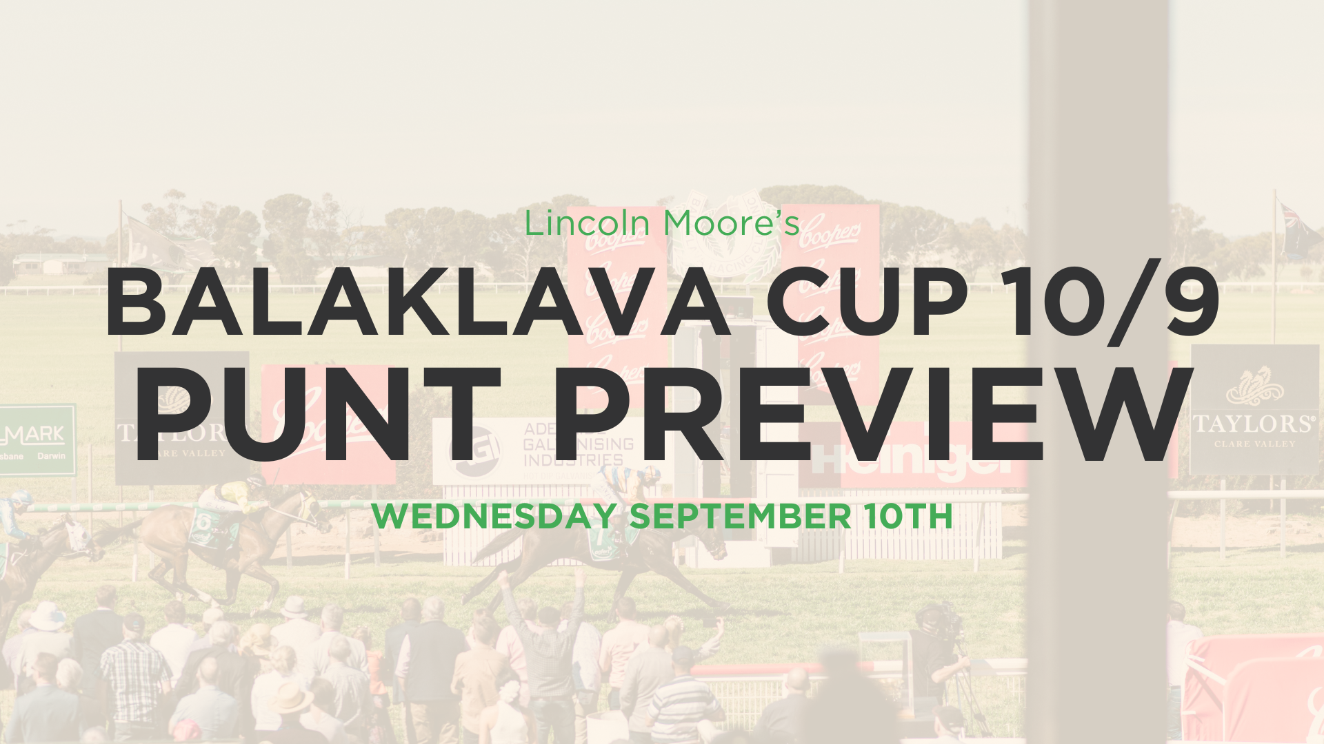 BALAKLAVA CUP PUNT PREVIEW | Country Racing SA